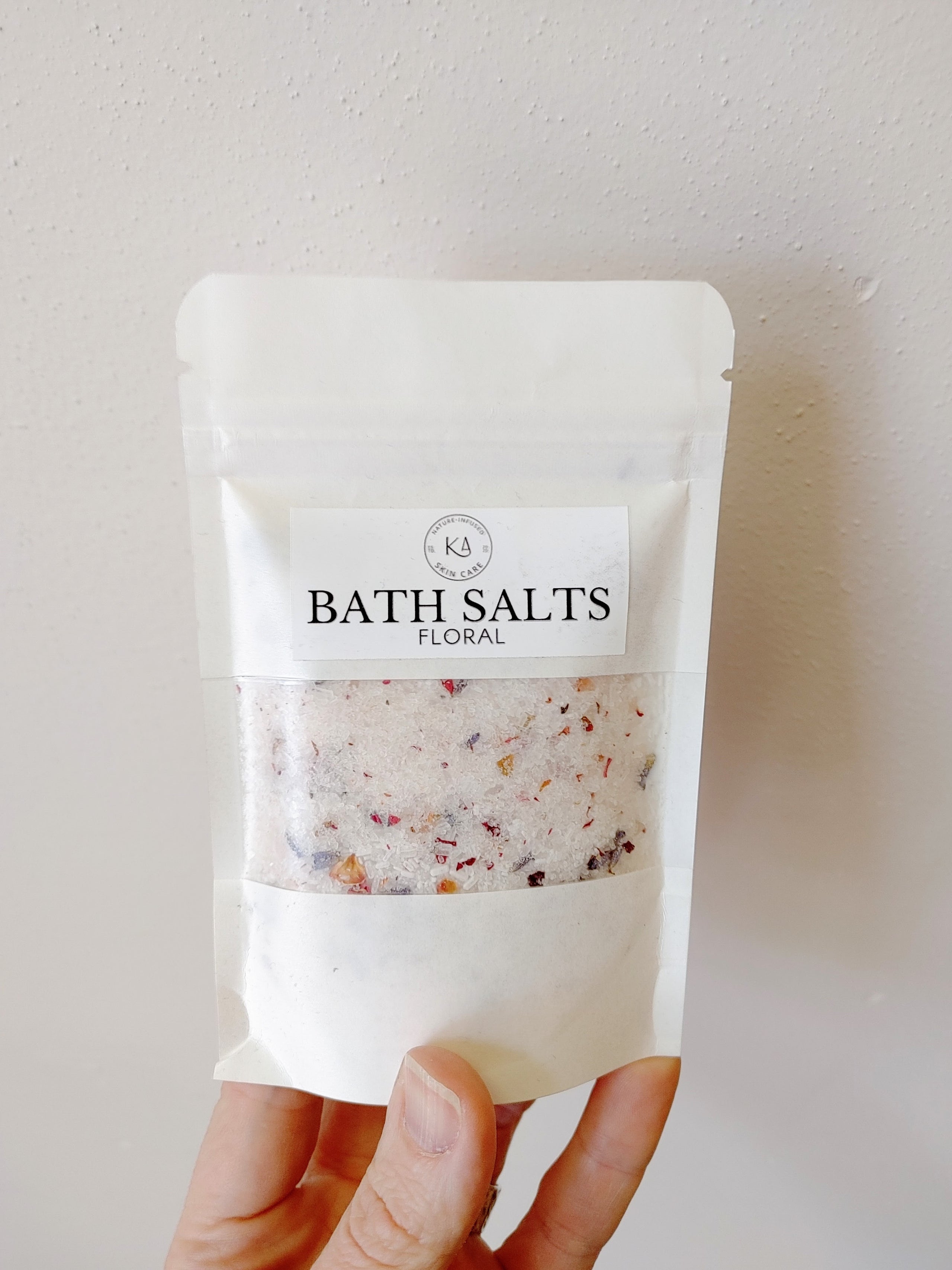 Karomni Co. - Floral Bath Salt Packet | The Purple Turtle Artisan ...