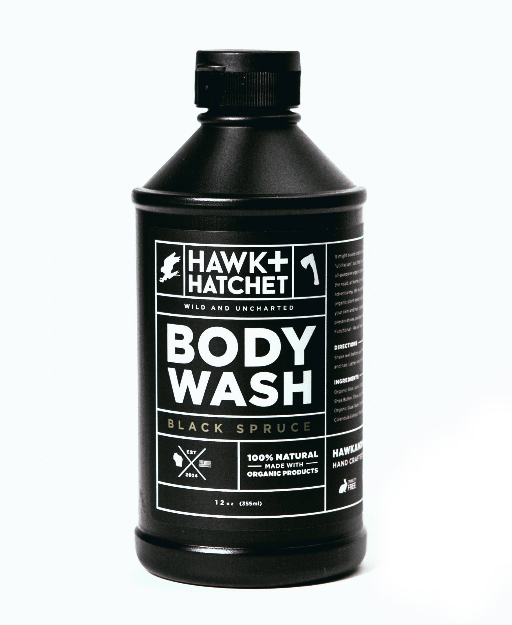 Hawk + Hatchet - Body Wash - Black Spruce | The Purple Turtle Artisan ...