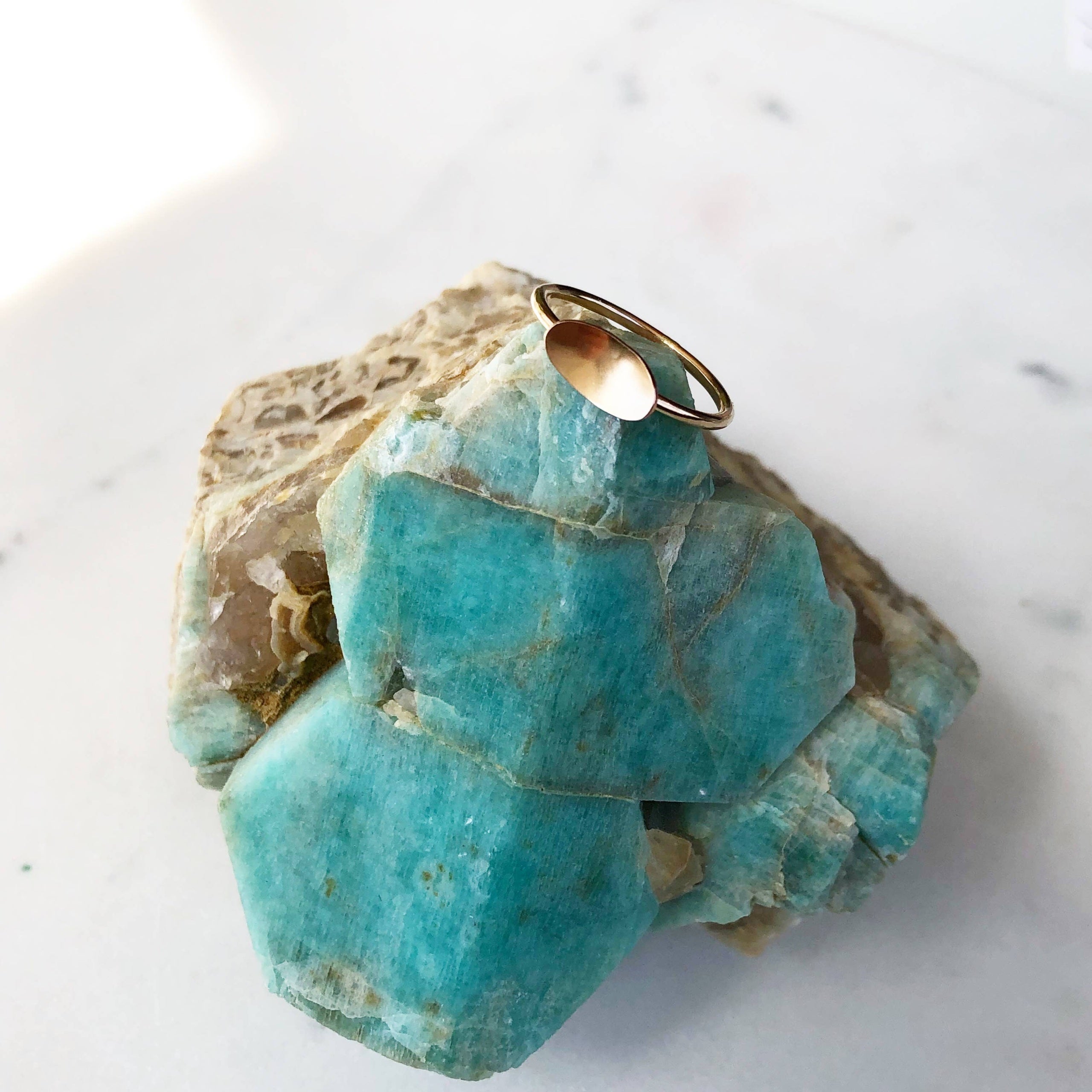 Token Jewelry Designs - Dewdrop Ring | The Purple Turtle Artisan Collective